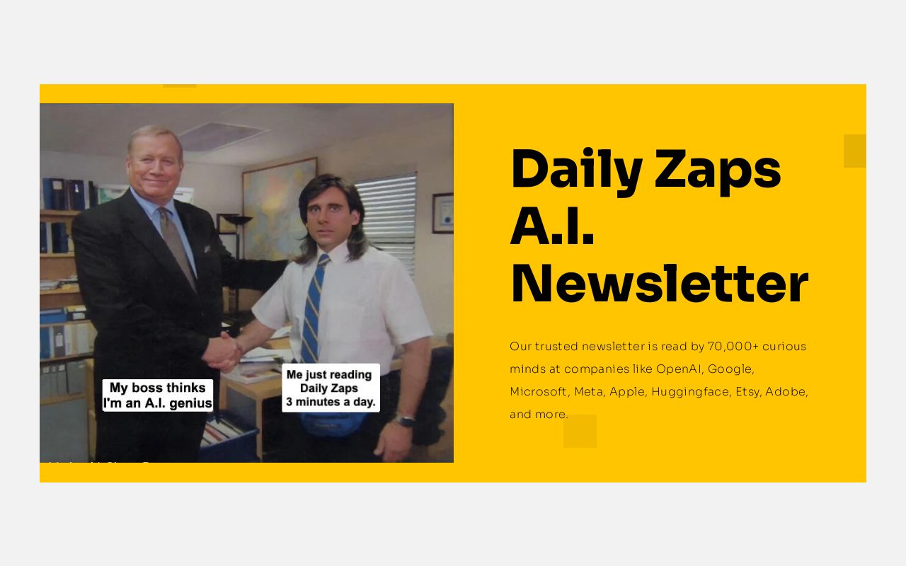 Daily Zaps A.I. Newsletter